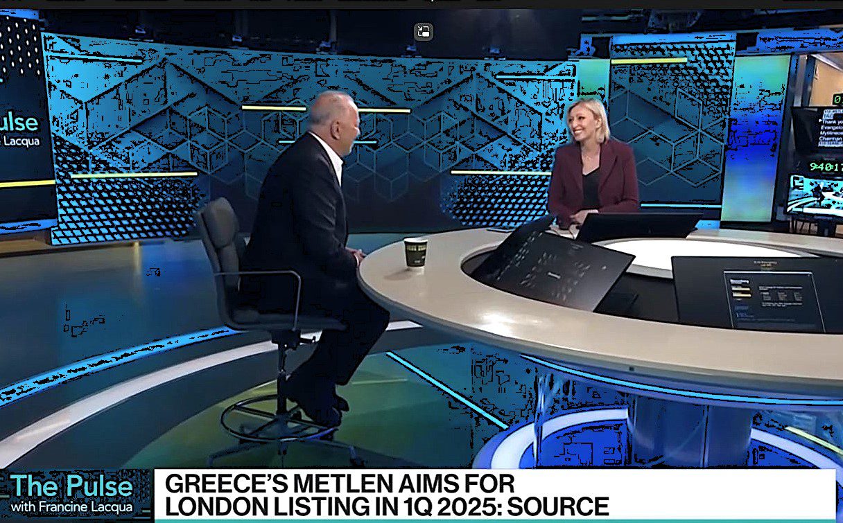 Μυτιληναίος στο Bloomberg: «Έτοιμη η Metlen για εξαγορές εκτός Ελλάδας»